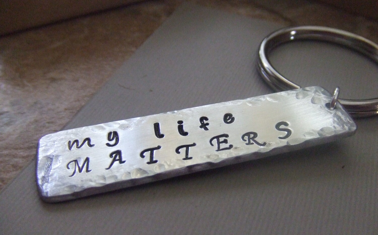 Personalized Key Ring My Life Matters Mental Health