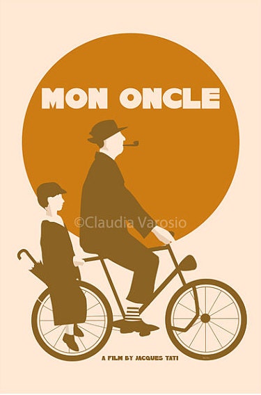 Movie poster Mon Oncle retro print in various sizes