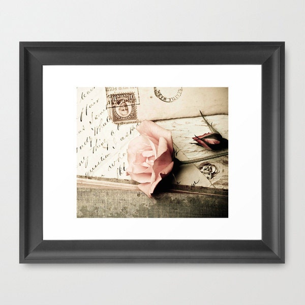 Vintage ROSE Nature Photography Vintage Nostalgia by susannajarian