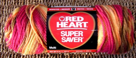 red heart super saver variegated yarn 0947 by JDCrochetCreations