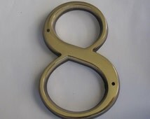 Unique brass house numbers related items | Etsy