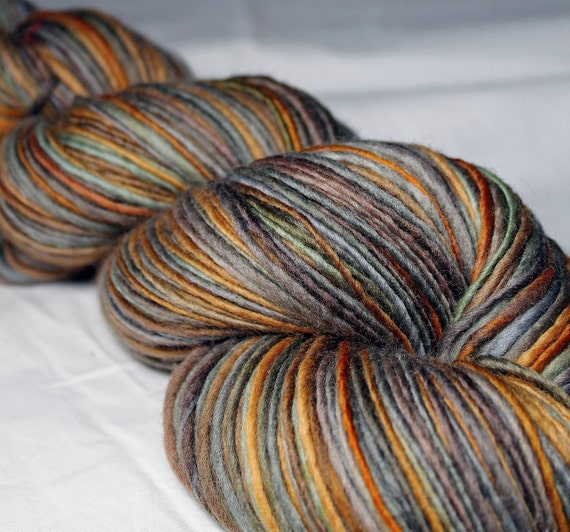 RESERVER for Sarah Handspun Yarn Gently Thick by SheepingBeauty