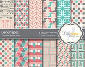 Digital Paper Clip Art & Printables by LittleLlamaShoppe on Etsy