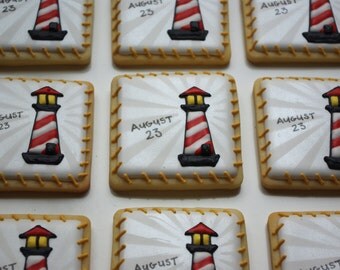 Popular items for lighthouse cookies on Etsy