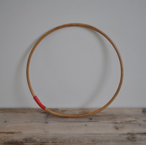 Vintage cane hula hoop Small childrens toy