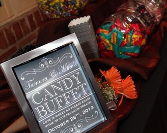Wedding Candy Bar/Buffet Sign or Poster DIY Print Ready