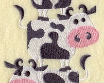 Popular items for cow embroidery on Etsy