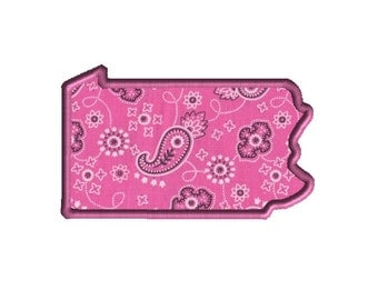 Mini Georgia Filled Machine Embroidery Design-INSTANT by SewChaCha