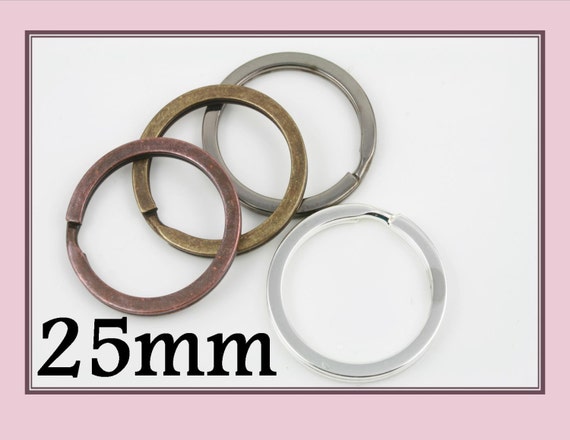 SALE 100 Large Split Rings for Key Ring by purplemountainbtq