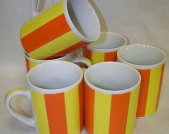 Popular items for striped mug on Etsy