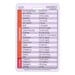 Lab Values Badge Pocket Card Reference Vertical for Nurse
