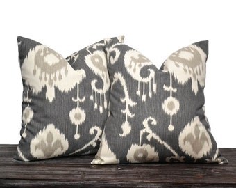 Light gray pillows | Etsy