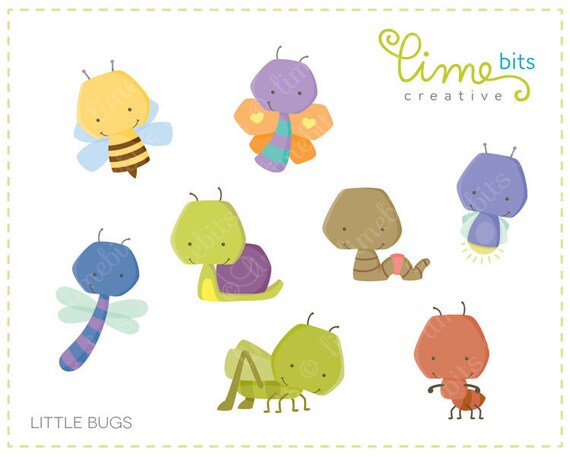 Little Bugs Clip Art