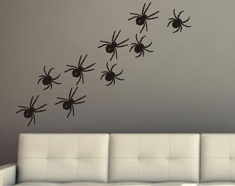 Popular items for spider decals on Etsy