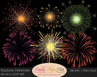 Fireworks art | Etsy