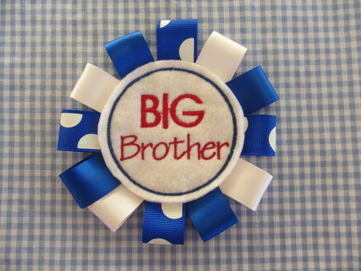 STOCK Embroidered BIG Brother badge by CoolThreadsShop on Etsy
