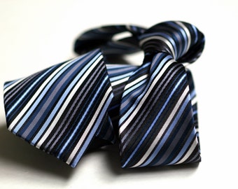 Tie 3 inch wide and FREE Pocket Square Stripes with by joyneckwear