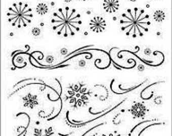 Popular items for snowflake background on Etsy