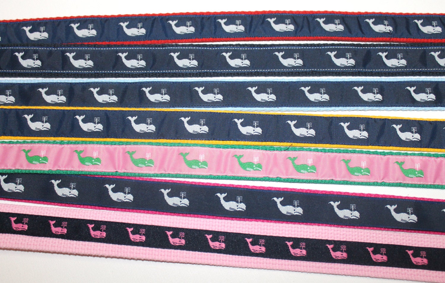 Preppy Whale Lanyards/ID Badges You pick Color. by PickledPreppy