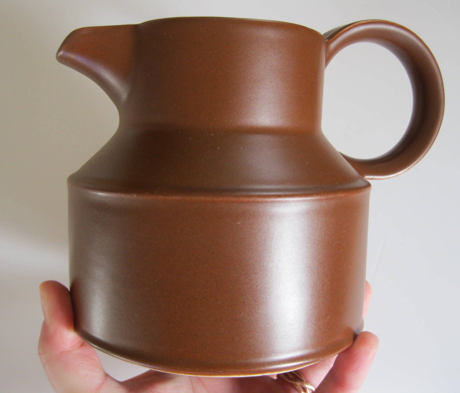 Gorgeous Retro chocolate colour Midwinter china jug no damage made in ...
