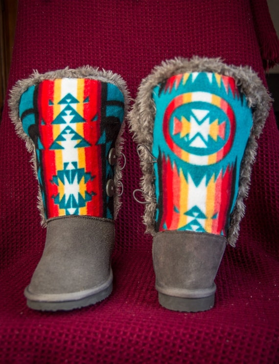 Native American Pendleton Boots