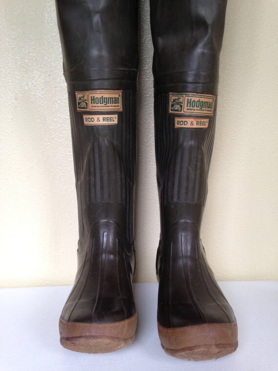 Vintage Hodgman Rod & Reel Hip Waders by NVMercantile on Etsy