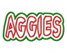 Unique aggies embroidery related items | Etsy