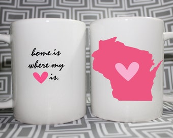 Popular items for state mugs on Etsy