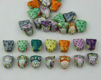 Popular items for owl beads on Etsy