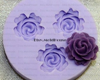 Big Bold Rose Silicone Mold Flexible Mould Chocolate Fondant