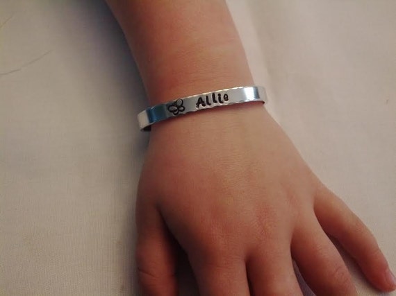 Childs Cuff Bracelet Girl Bracelet Cuff Boy by SouthernImprint