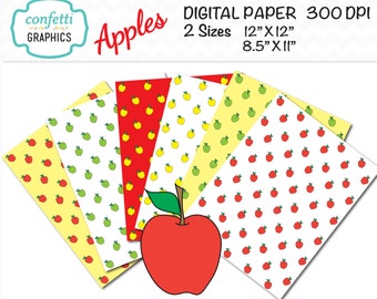 Lined Notebook Paper in Rainbow Bright Digital Paper Pack 20