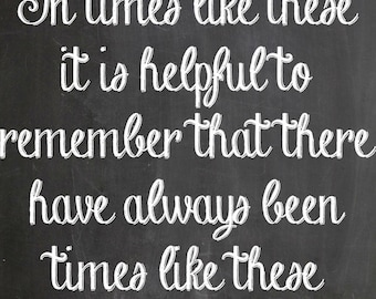 Popular items for times like these on Etsy