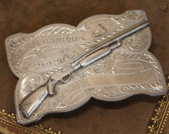 Shotgun belt buckle | Etsy