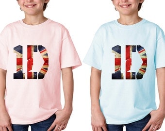 KTS-001 Kids T-shirts (6-14 Years) - One Direction Shirt 1D Boy Band ...