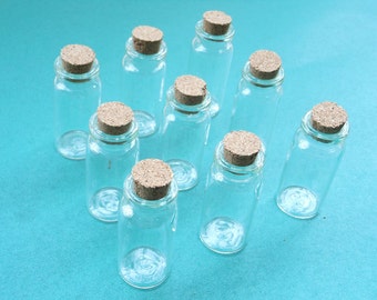 100 1ml Bitty Bottles. Empty Glass Vials. Glass Bottles.