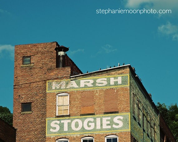 Items similar to Urban Photography, Vintage Signs, old buildings ...