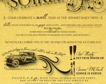 Speakeasy invitation | Etsy