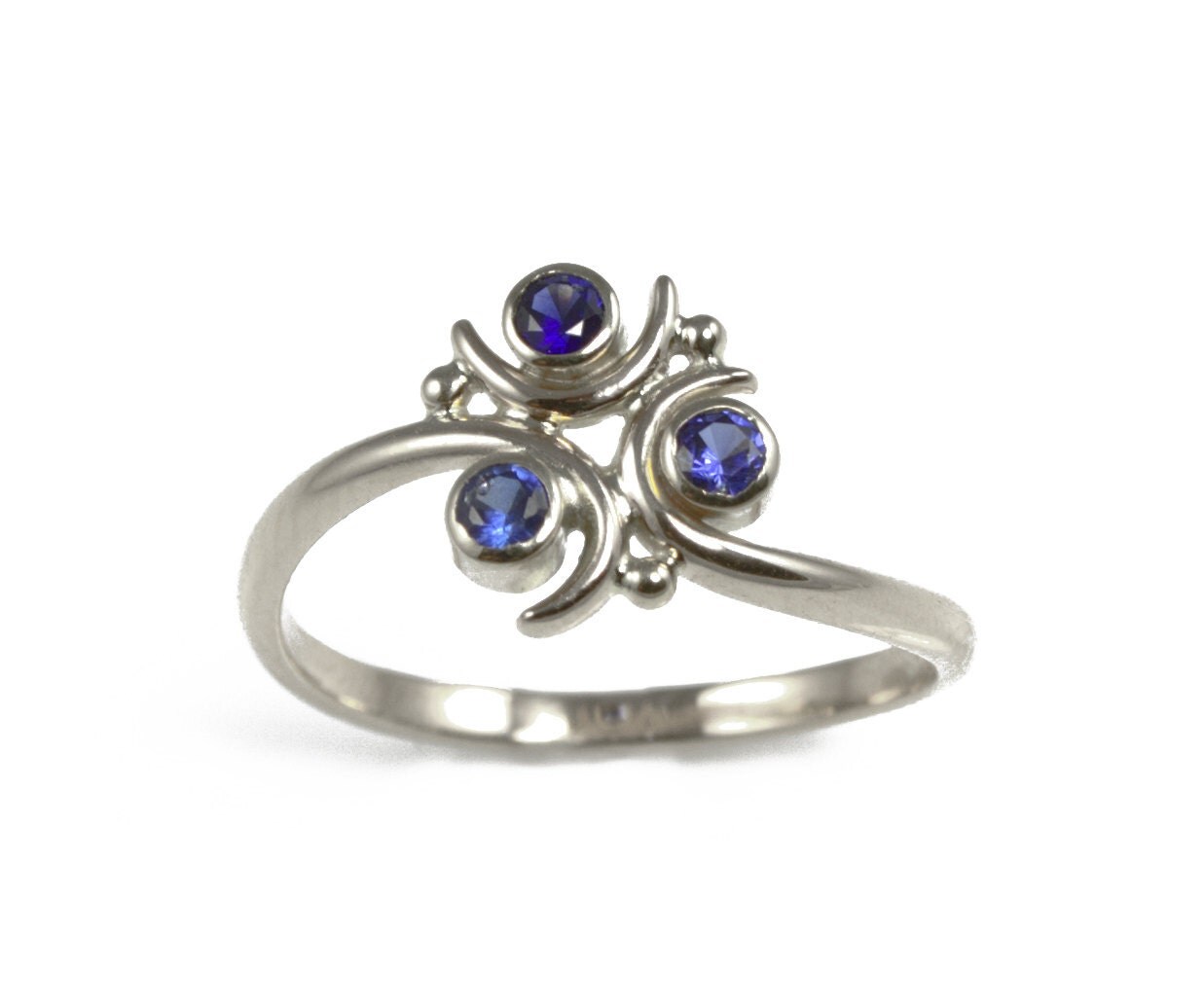 Zora Sapphire Ring in Sterling Silver Geeky Ring Legend of
