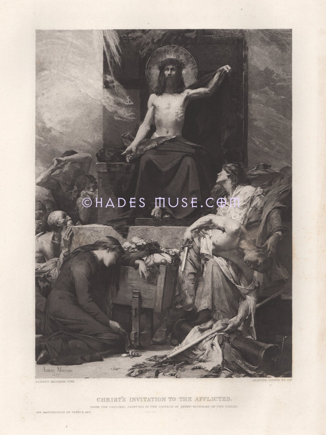 Christ's Invitation To The Afflicted-Jesus-Man Of by HadesMuse