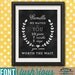 You Were Wanted DIY Printable Adoption Chalk by FontLushious