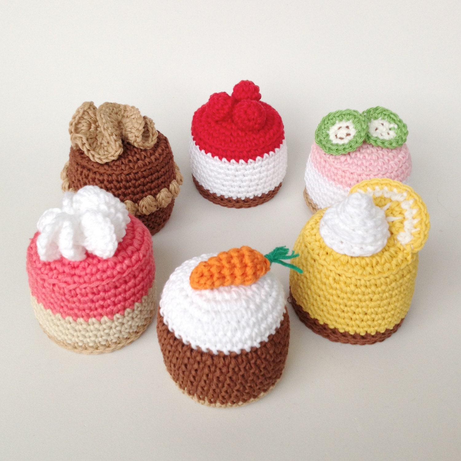 Crochet Cakes Crochet Cupcakes Knit Cakes Knit Food