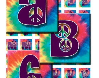 Hippy alphabet | Etsy