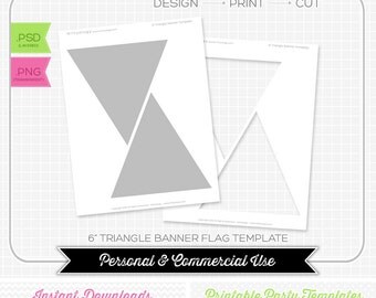Triangle banner | Etsy