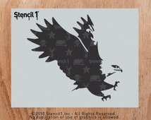 Unique eagle stencil related items | Etsy