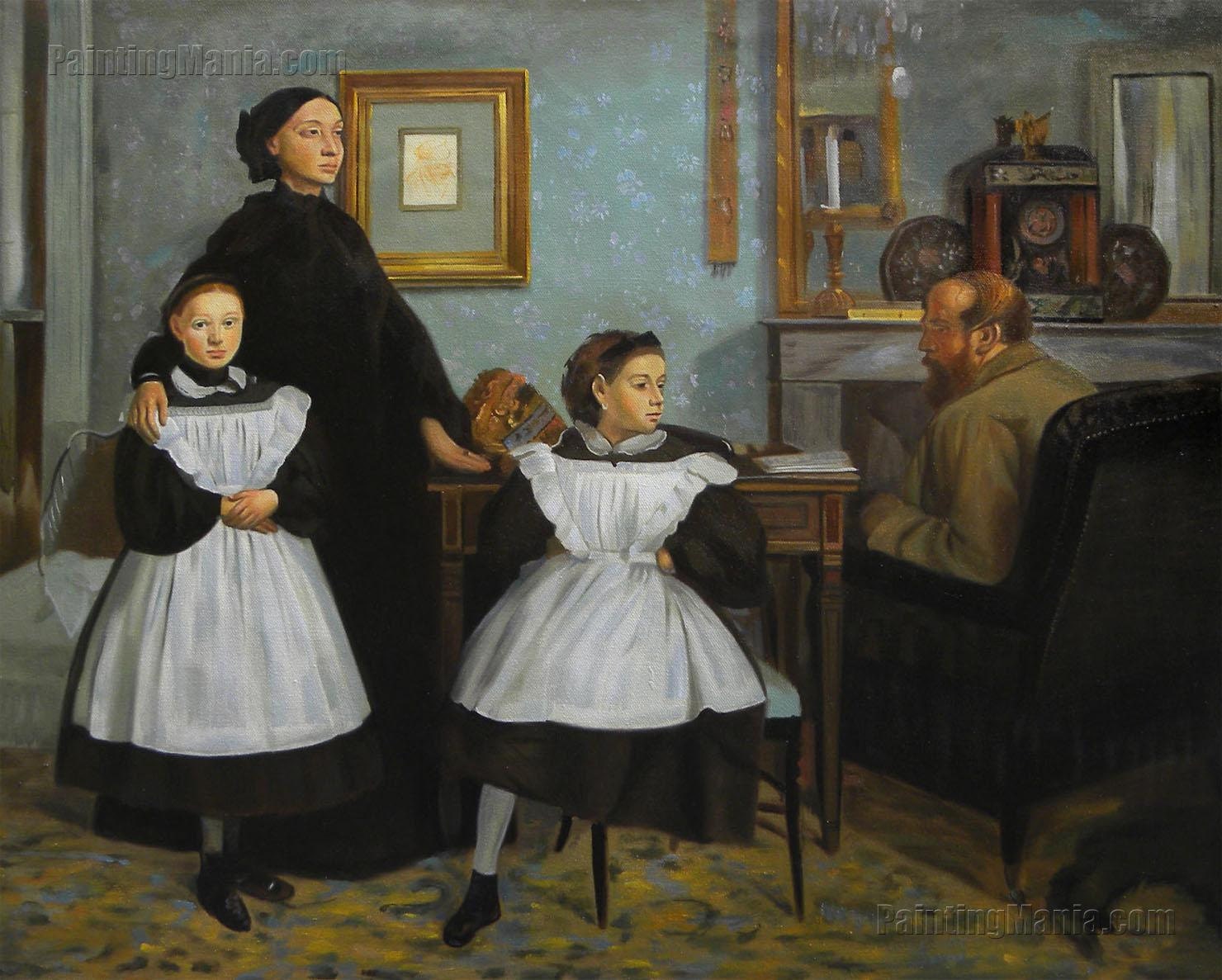 The Bellelli Family Edgar Degas hand-painted oil by PaintingMania