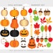 Fall clipart harvest clip art autumn pumpkins Halloween
