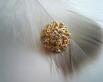 Rhinestone button | Etsy