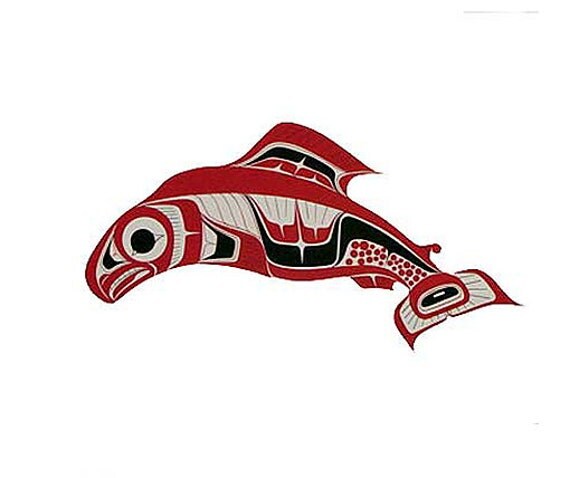 Native American Salmon Tattoos