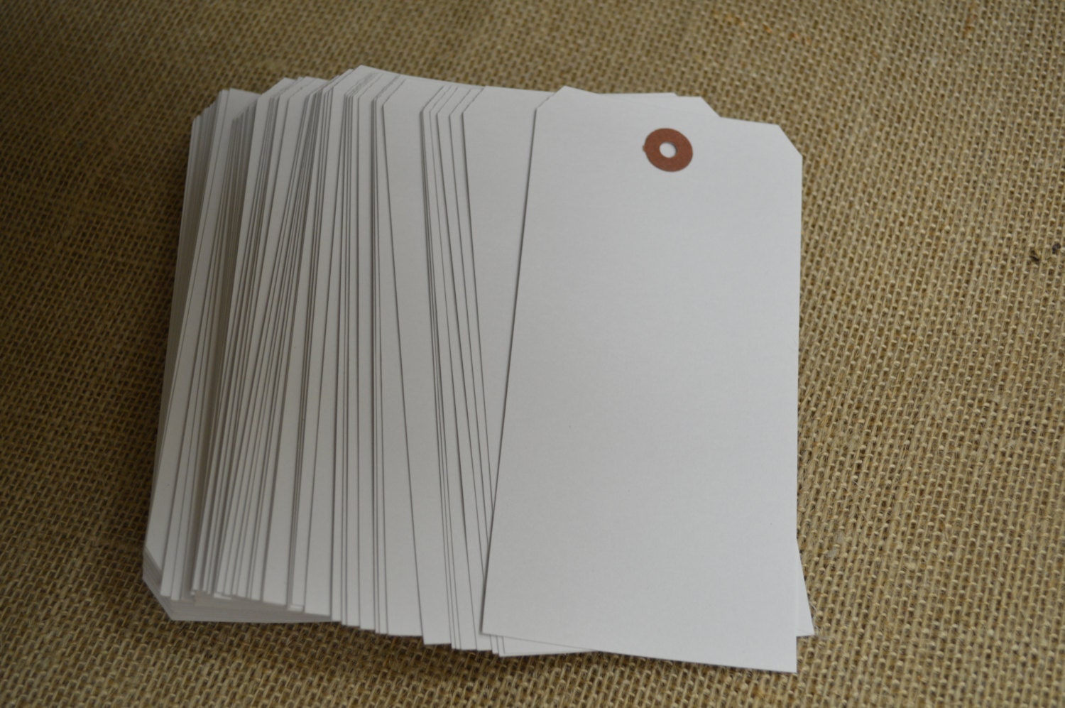Extra Large Shipping Paper Tags White Hang Tags no. 8